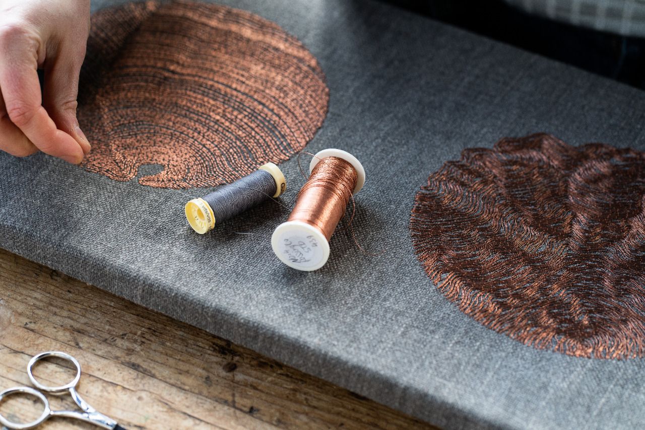 Metal threads: A creative approach to Line, flow and drawing